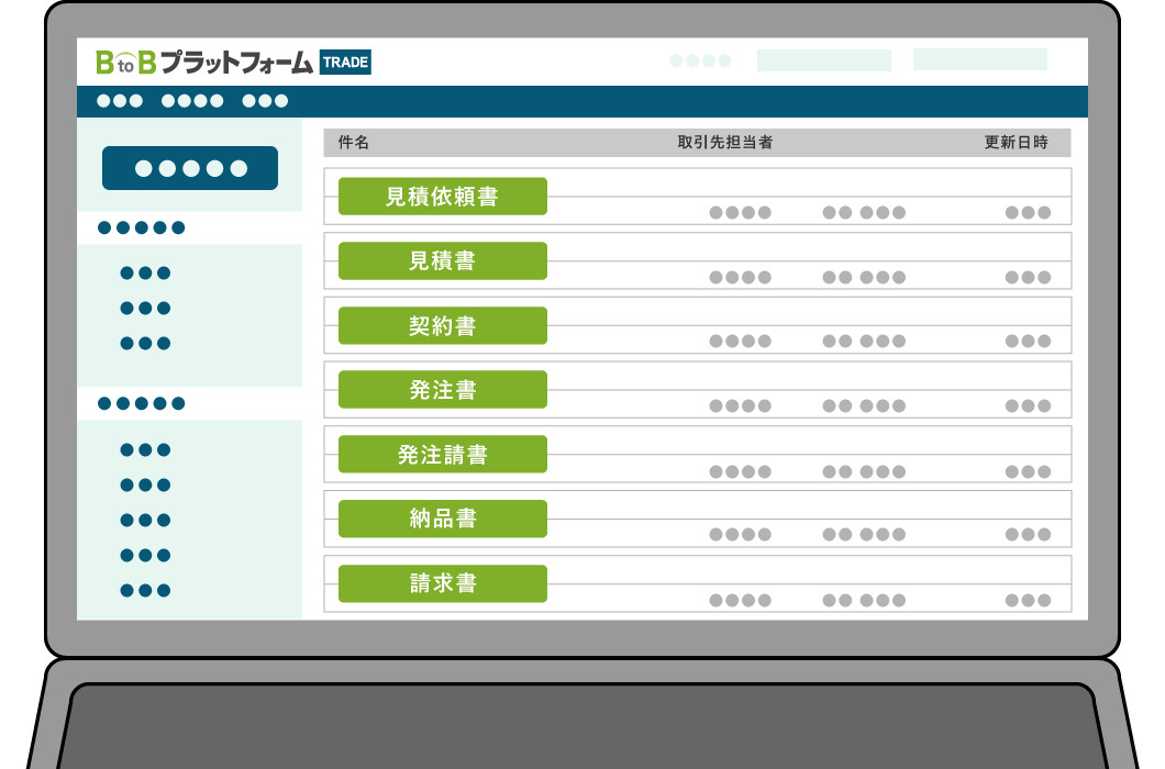 TRADE機能一覧｜BtoBプラットフォーム TRADE